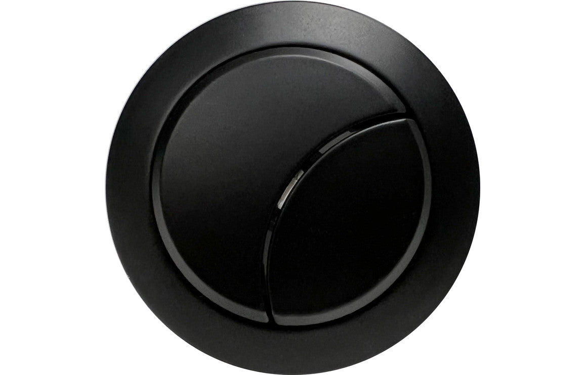Dual Push Button Cover (Rod) - Matt Black | Bathroom from PJTC