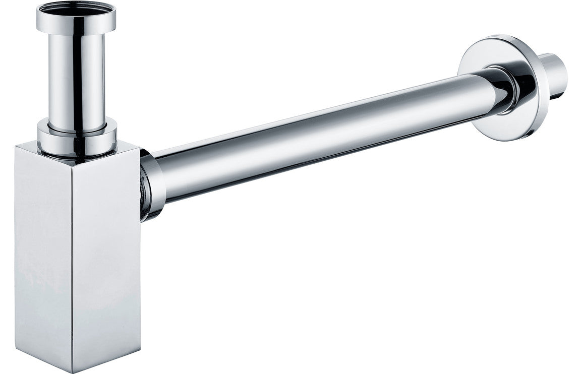 Square Bottle Trap - Chrome | Bathroom from PJTC
