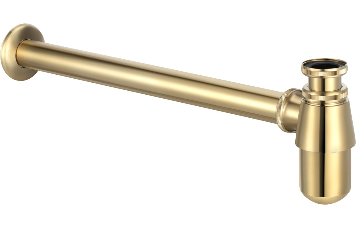 Bottle Trap - Brushed Brass | Bathroom from PJTC