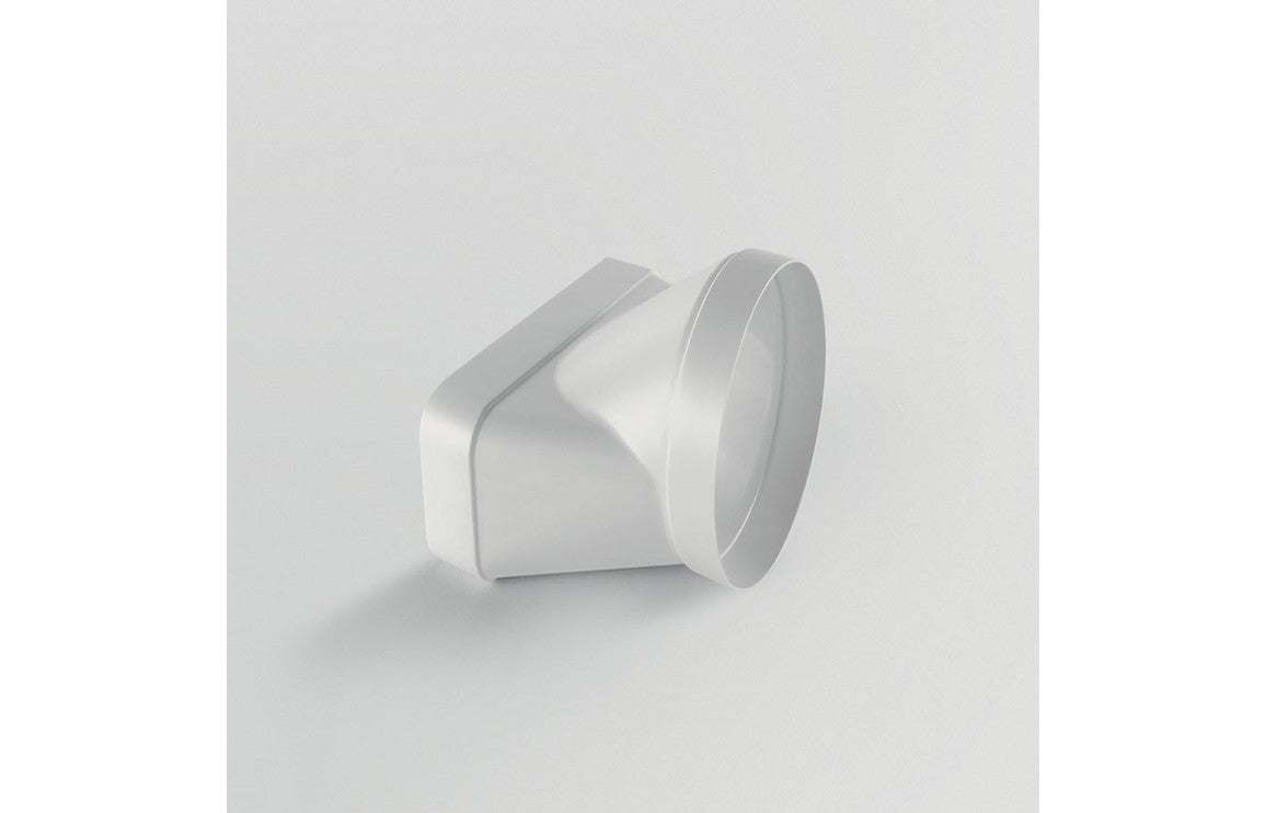 Elica 222x89mm Round-to-Rectangular Horizontal Fitting | Ducting ...